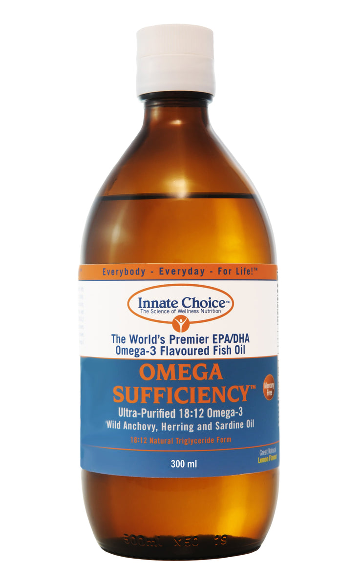 Omega Sufficiency™ - Lemon Liquid 300 mL - CASE of 6 – The Wellness ...